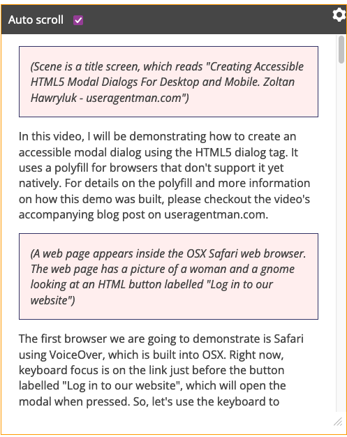 Accessible Video Content - The Enable Project